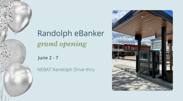A New Drive-Up is Now Open in Randolph | NEBAT Blog