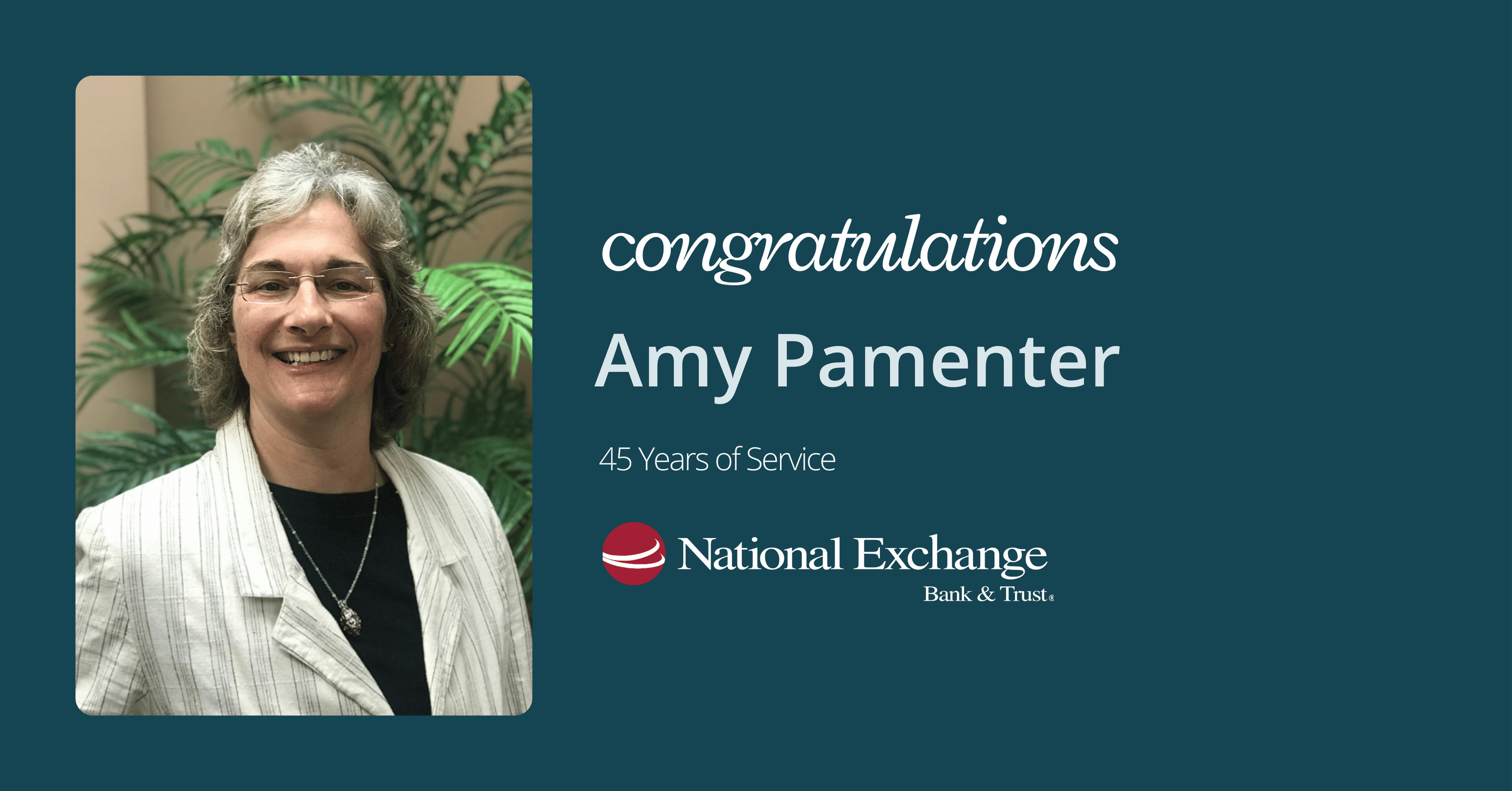 Amy Pamenter Celebrated 45 Years of Service | NEBAT Blog