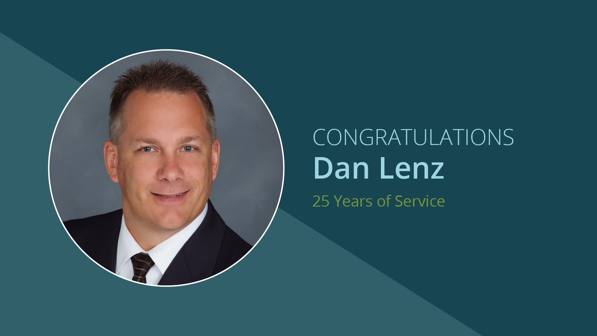 Dan Lenz Celebrated 25 Years of Service - NEBAT