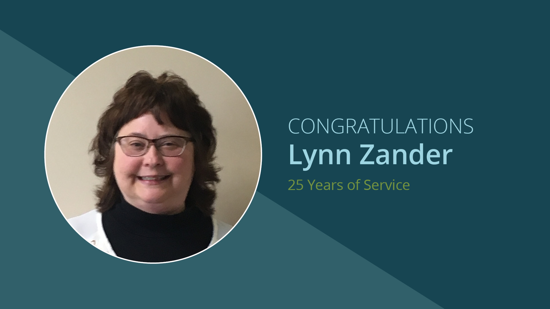 Lynn Zander Celebrated 25 Years of Service - NEBAT
